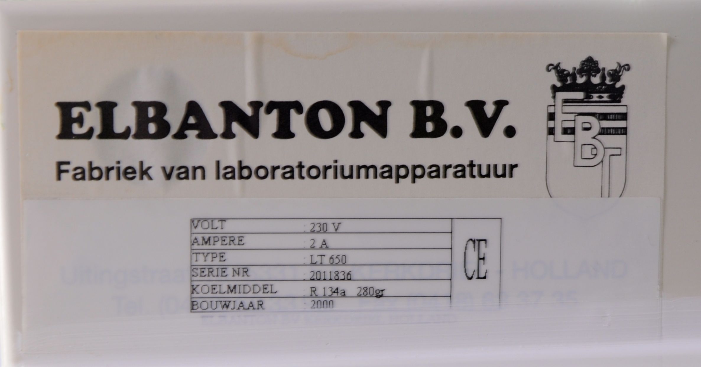 Elbanton LT650 Incubateur - Gemini BV